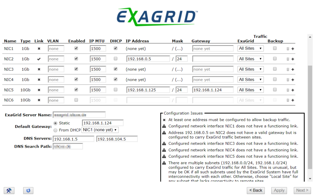 Exagrid Backup Appliance