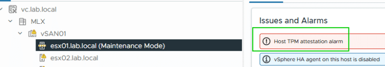 Retrofitting existing vSphere clusters with a TPM chip